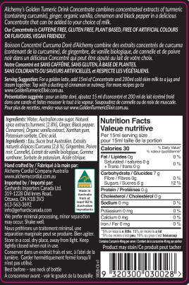 Discover the Golden Elixir of Wellness: Alchemy Original Golden Turmeric Elixir 750ml – Northern ...